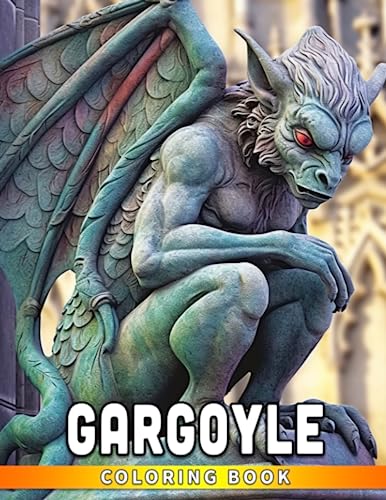 Gargoyle Coloring Book: Monster Character Coloring Pages With Beautiful ...