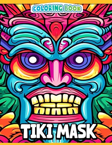 Tiki Face Coloring Pages