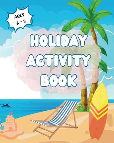 Holiday Activity Book for Kids: Puzzles and creative activities for ...