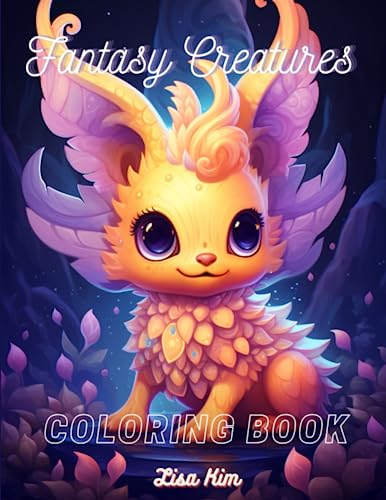 Fantasy Creatures: Delightful Coloring Book for Adult and Kids of ...