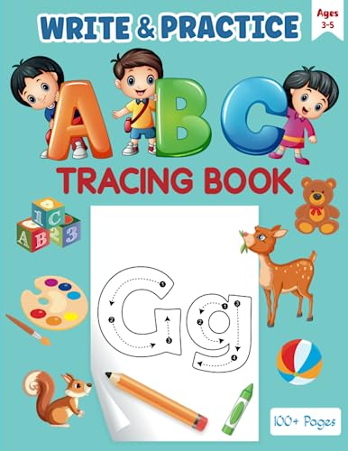 Write & practice ABC tracing book: Ages 3-5: Master the Alphabet and ...