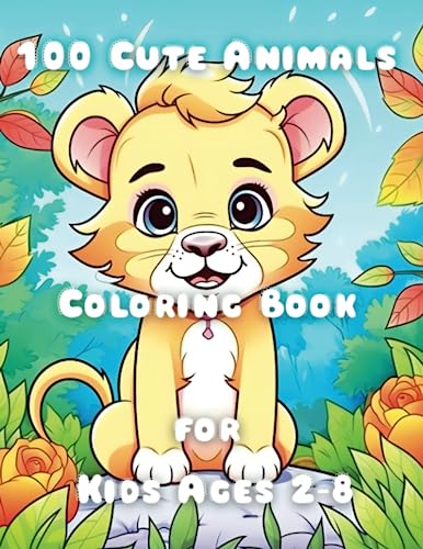 100 Animals to Color and Learn: Easy and Fun Educational Pages for ...