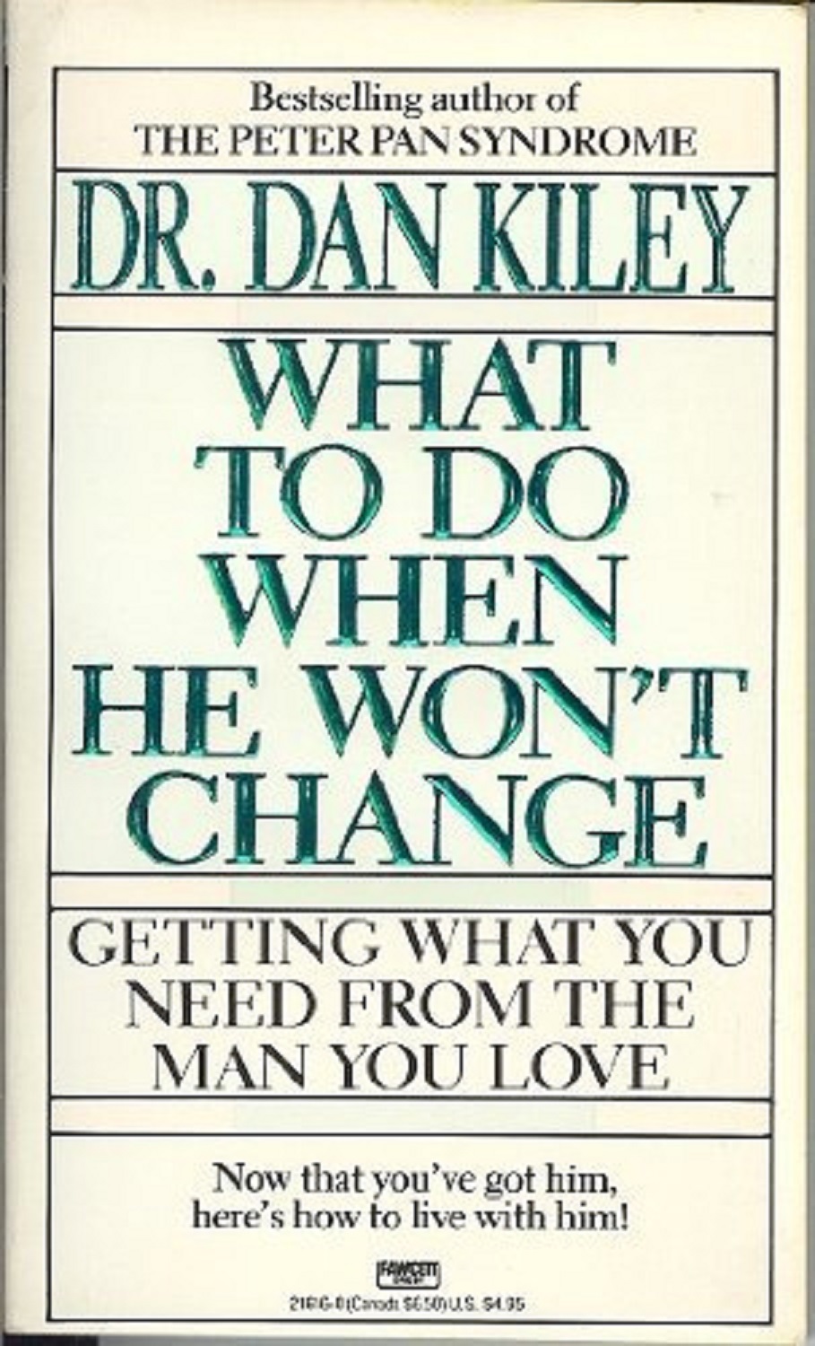 What to Do When He Won't Change by Dan Kiley | Goodreads