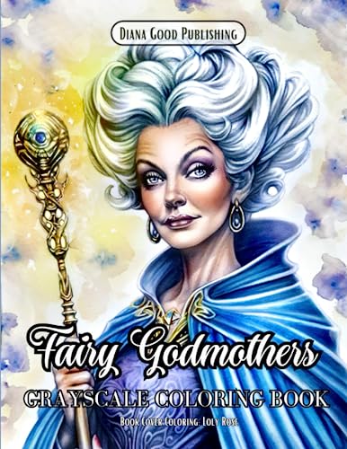 Fairy Godmothers: 36 Illustrations to Color | Grayscale Coloring Book by Diana Good | Goodreads