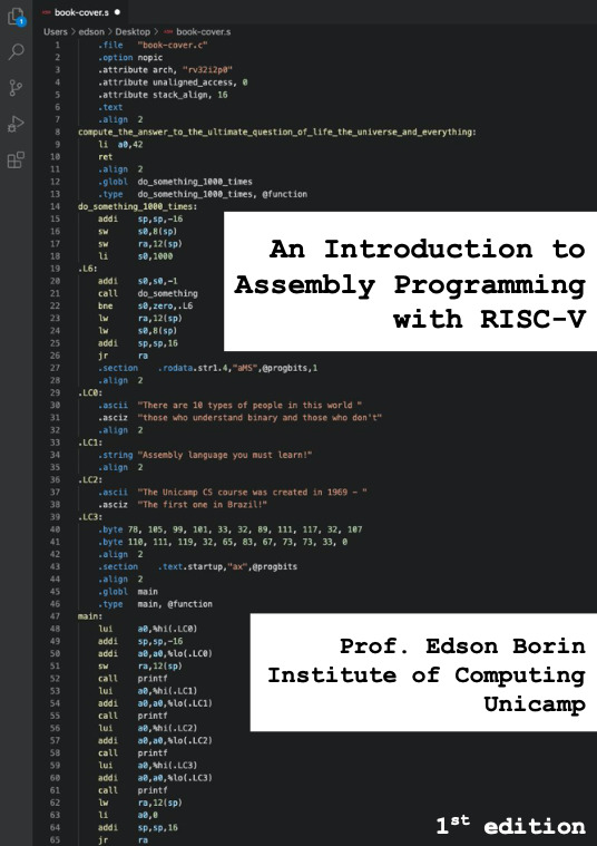 An Introduction to Assembly Programming with RISC-V by Edson Borin | Goodreads