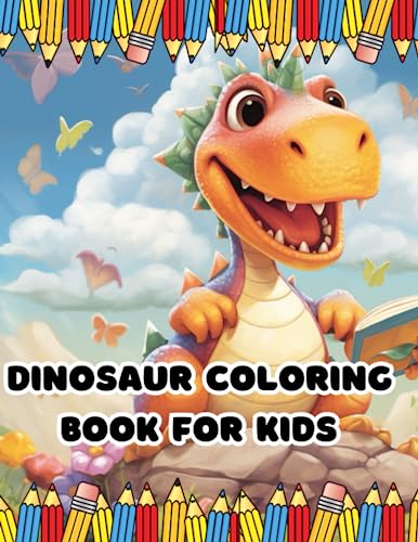 Dinosaur Coloring Book for Children: Lifelike, Entertaining, Cute ...