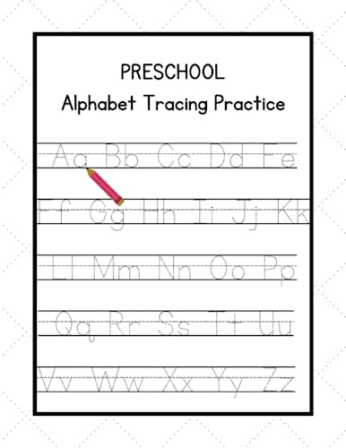 Trace Letters: Preschool alphabet tracing practice, Handwriting ...