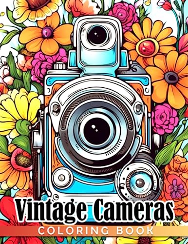 Vintage Cameras Coloring Book: Relax And Unwind With This Collection Of ...