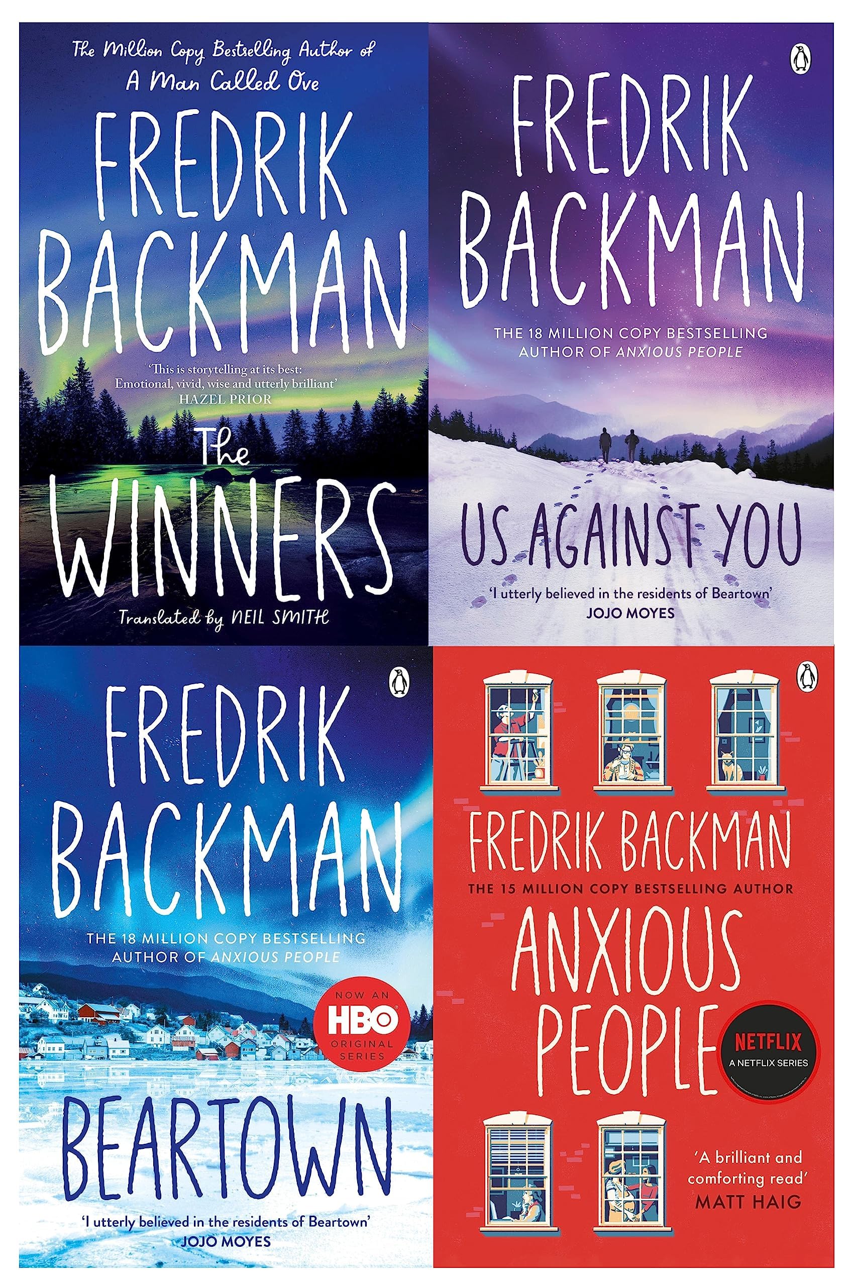 Fredrik Backman Beartown Collection 4 Books Set by Fredrik Backman ...