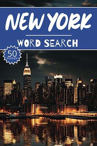 New York Word Search: 50 USA Puzzles, Word Find, Vocabulary Activity ...