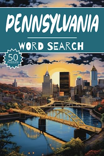 Pennsylvania Word Search: 50 United States Puzzles, Word Find ...