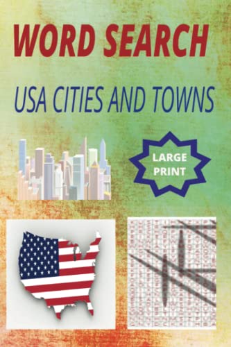 Word Search USA Cities and Towns Large Print by Tan Sande | Goodreads