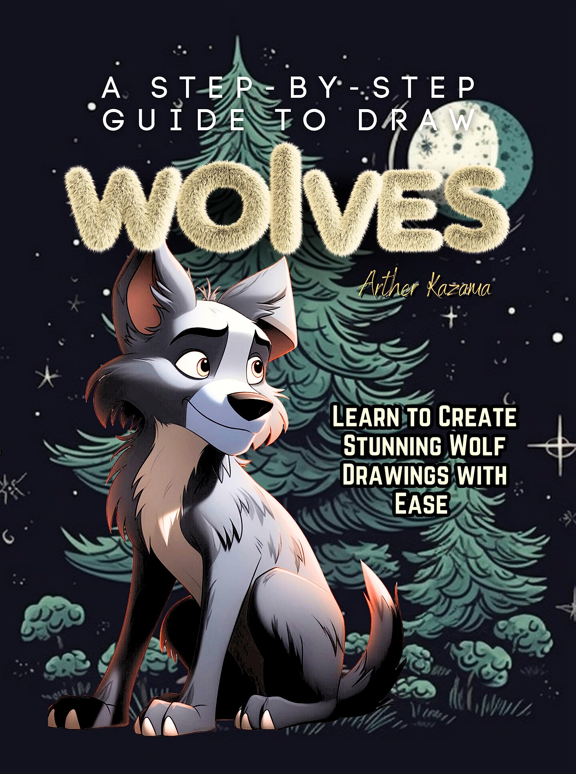 A Step-by-Step Guide to Draw Wolves: Learn to Create Stunning Wolf Drawings with Ease by Arther ...