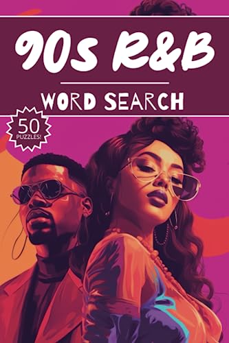 90s R&B Word Search: 50 Rhythm And Blues Puzzles, Word Find, Vocabulary ...