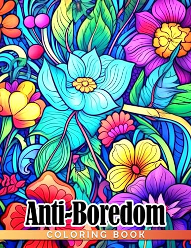 Anti-Boredom Coloring Book: Gothic Coloring Pages Featuring Creepy ...