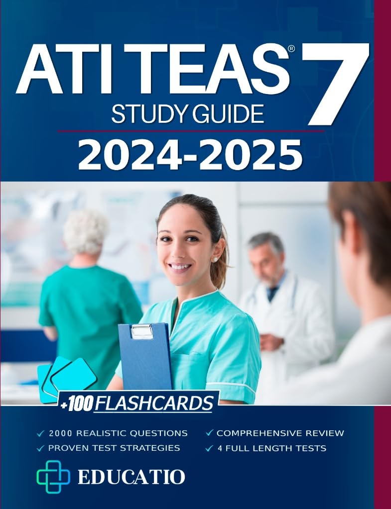 Ati Teas 7 Study Guide : A Comprehensive Study Guide for the 7th ...