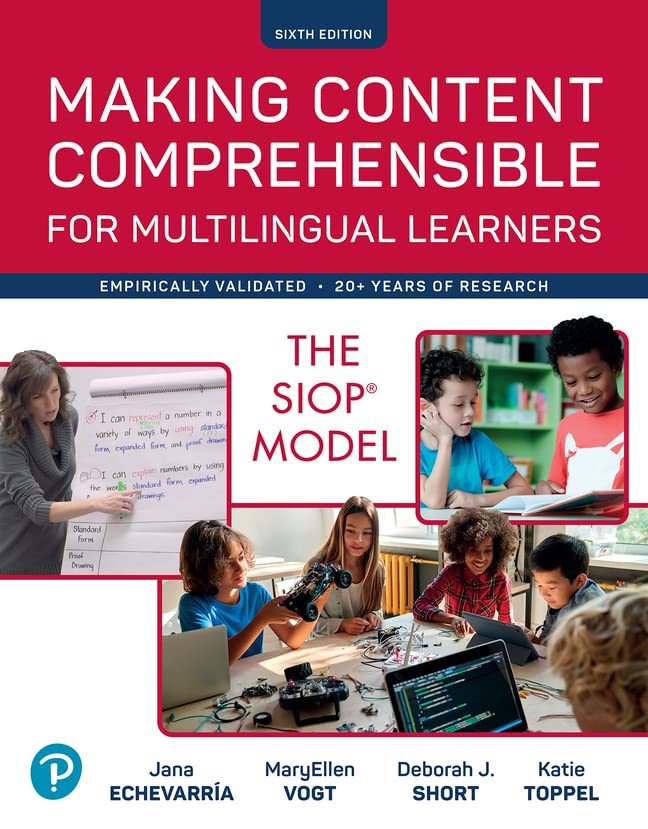 Making Content Comprehensible for Multilingual Learners: The SIOP Model ...