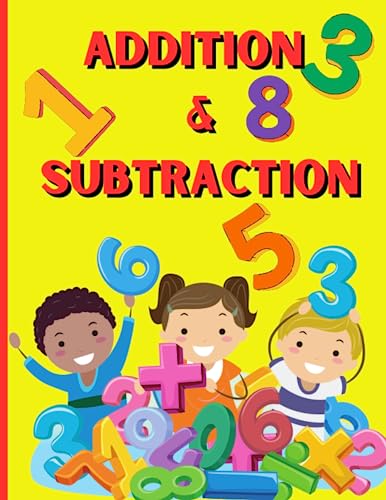 Addition and Subtraction Math Workbook: Math Activity Book For Children ...