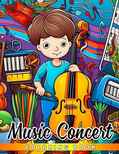 Music Concert Coloring Book: Famous And Beautiful Singers In The World ...