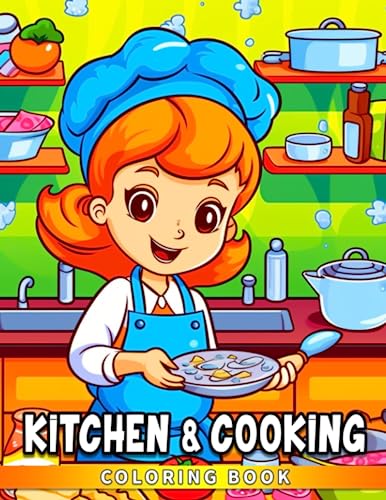 Girl Cooking Coloring Pages