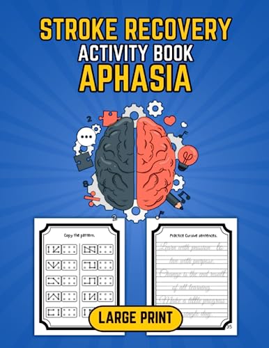 Stroke Recovery Activity Book Aphasia Large Print: Innovative Practices ...
