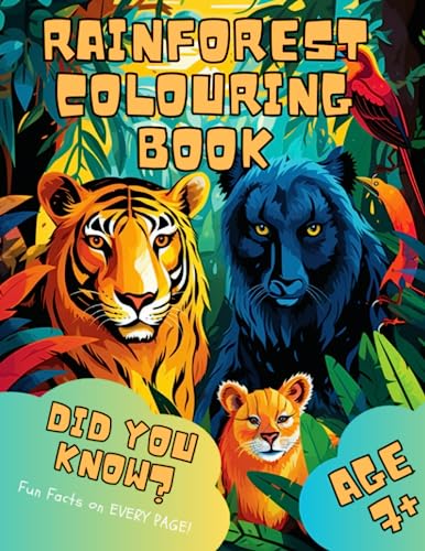 Rainforest Colouring Book: Did you know? Fun facts about the rainforest ...