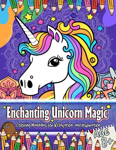 Enchanting Unicorn Magic: Coloring Mandalas for Relaxation and ...