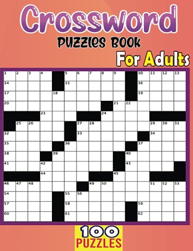 Crossword Puzzles book for Adults 100 Puzzles by Ronald A. Mann | Goodreads