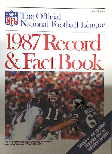 The Official NFL 1987 Record & Fact Book by National Football League ...