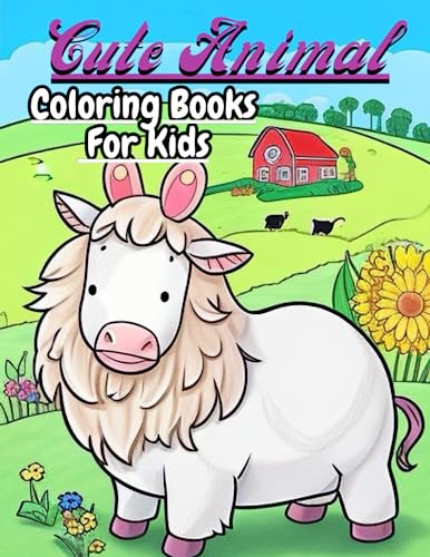 My Cute Animals Coloring Book for Kids: Fun designs for toddlers ...