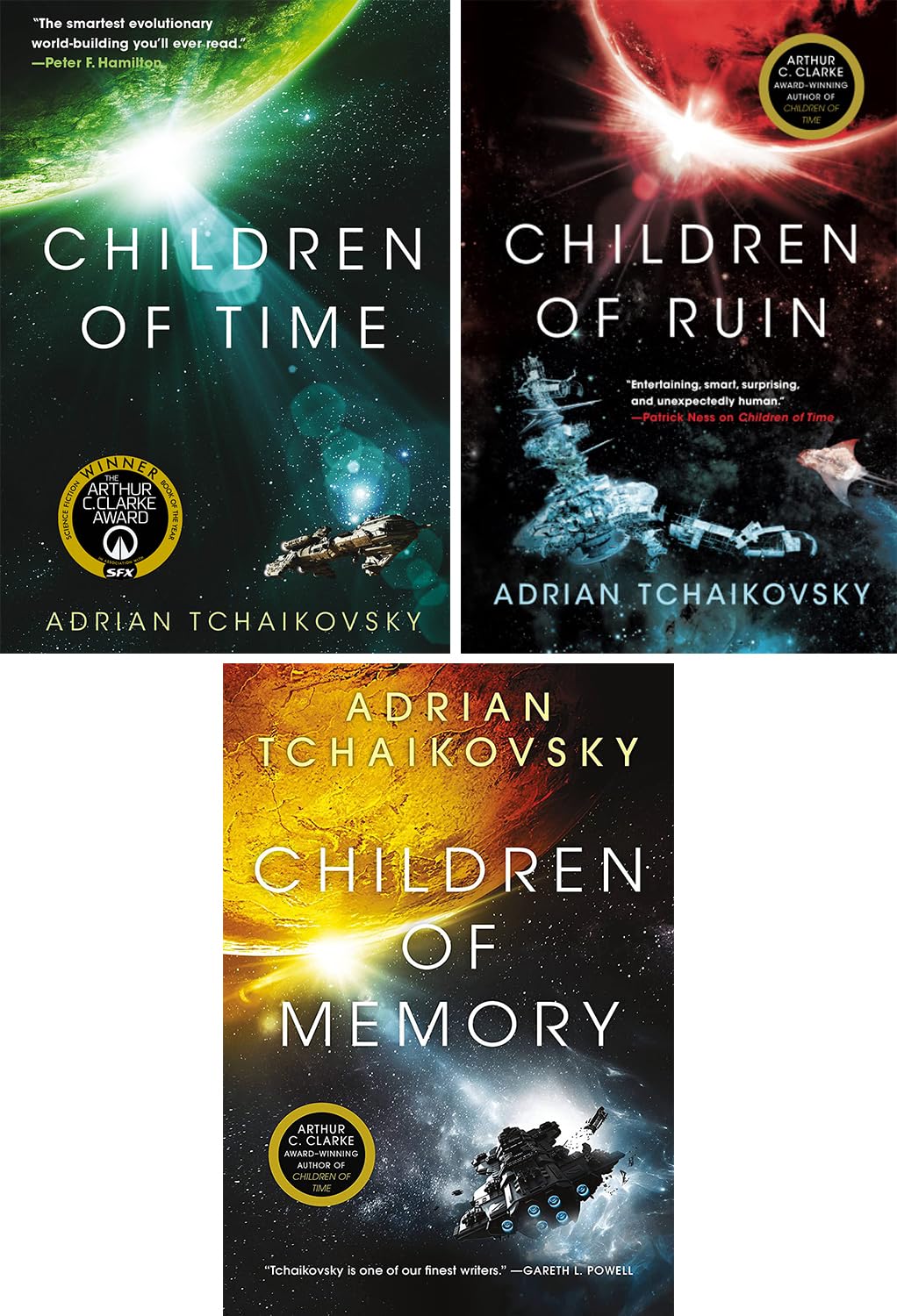 Children of Time 3-Book Set by Adrian Tchaikovsky by Adrian Tchaikovsky ...