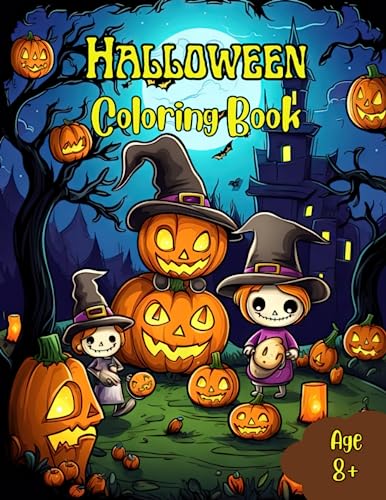Halloween Coloring Book: Fun, Spooky and Creative Coloring Pages for ...