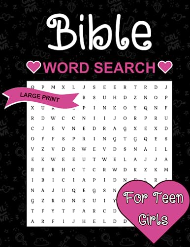 Bible Word Search for Teen Girls: Activity Book for Teens with 100 ...