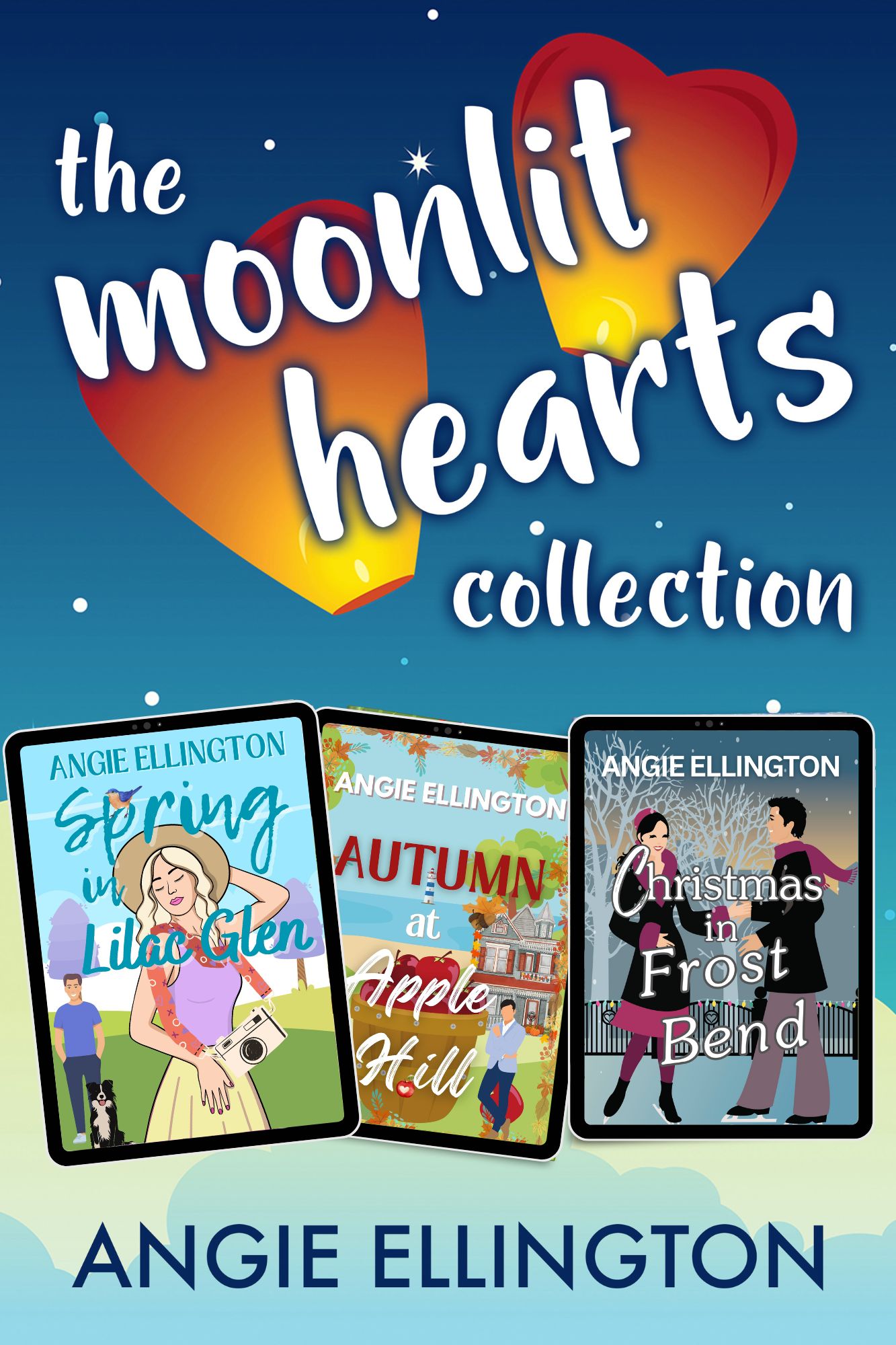 Moonlit Hearts Romance Trio: Collection of Seasonal Clean Romances by ...