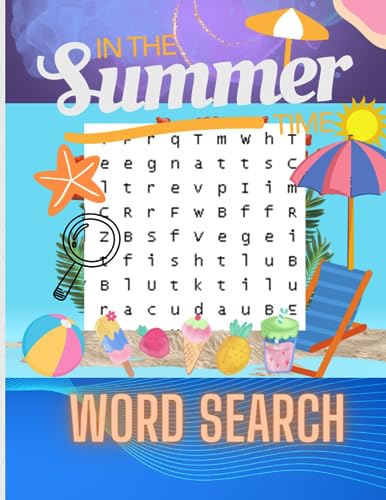 Summer Word search: Summer Word Search Large Print The Ultimate Search ...