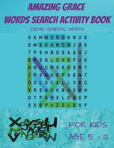 AMAZING GRACE WORD SEARCH ACTIVITY BOOK: General-Words-Themed For Kids ...