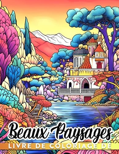 Livre de coloriage de beaux paysages: Livres de coloriage pour adultes ...