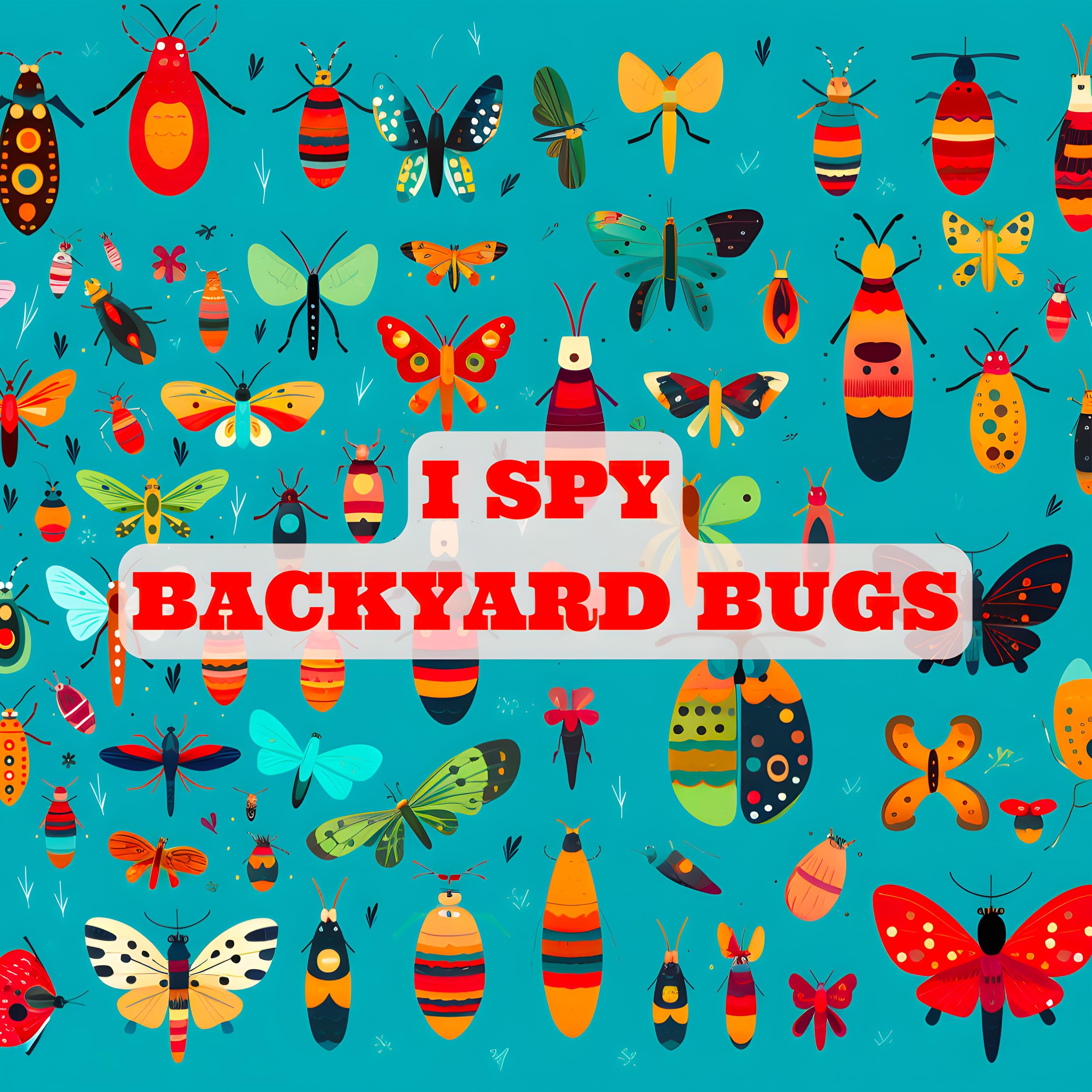 I Spy Backyard Bugs: High-Quality Alphabet Learning Book for Kids Ages ...