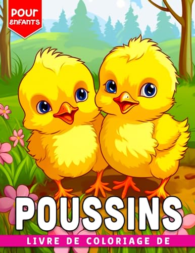 Livre de coloriage de poussins pour enfants.: 30 pages de coloriage de ...
