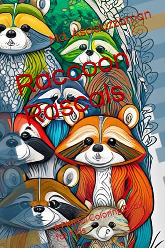 Raccoon Rascals: A Playful Coloring Book for Kids by Md. Asaduzzaman ...