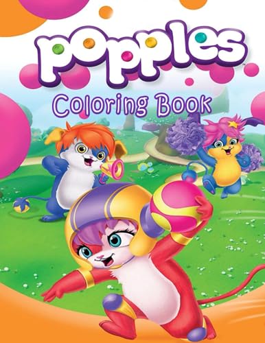 Popples Coloring Book: Jumbo Colouring Pages For Kids and Adults by ...