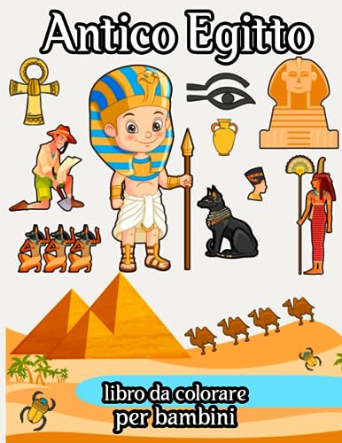 Antico libro da colorare in Egitto per bambini: Libro da colorare in ...