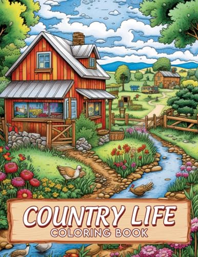 Country Landscape Coloring Pages