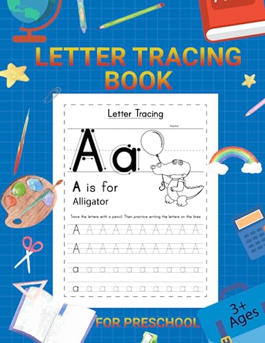 Letter Tracing Handwriting Practice Book for Kids: A Kid-Friendly Guide ...
