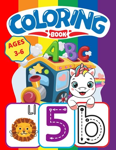 ABC Coloring Book : color 100+ Animals & Alphabet & numbers tracing ...