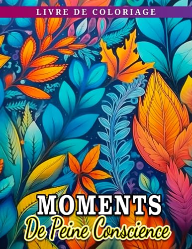 Livre de coloriage Moments de pleine conscience: Pages de coloriage ...