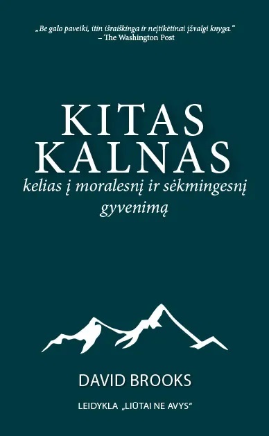 Kitas kalnas: kelias į moralesnį ir sėkmingesnį gyvenimą by David ...