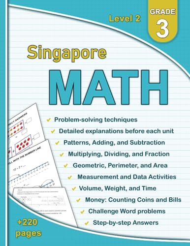 Singapore Math Grade 3: Primary Mathematics Textbook, Singapore Math ...