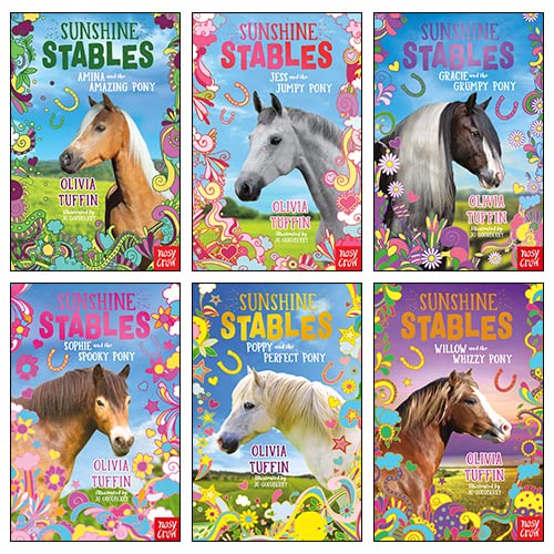 Sunshine Stables Series 6 Books Collection Set By Olivia Tuffin by ...