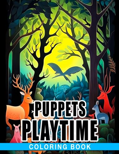 Puppets Playtime: A Puppet-Themed Coloring Book for Young Artists by ...